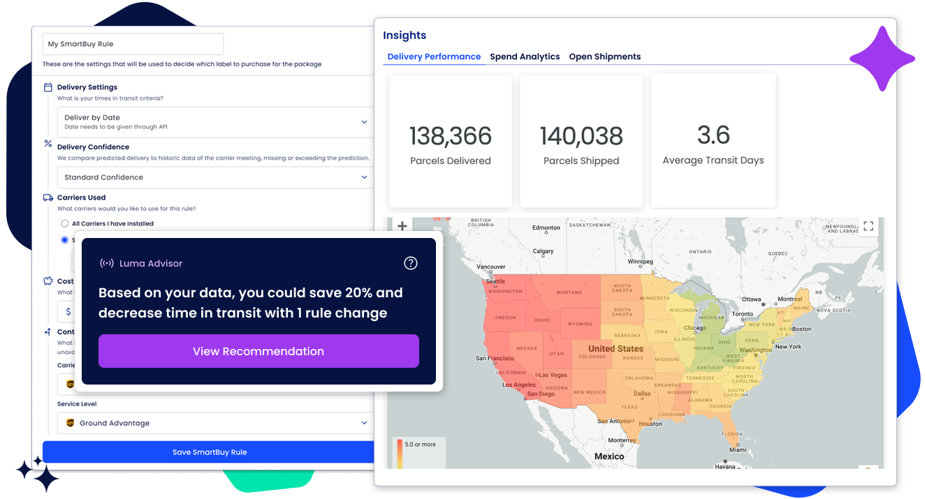 Luma Shipping AI | EasyPost